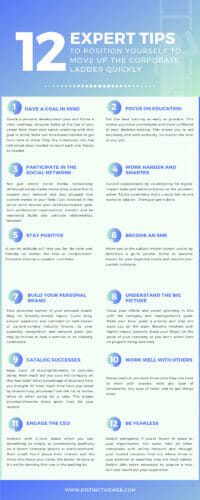 12 Expert Tips to Move Up the Corporate Ladder Quickly | Distinctive ...