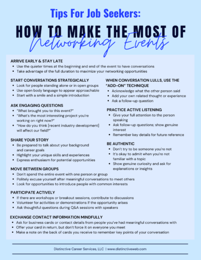 Networking Events Pro: A Job Hunter's Survival Guide